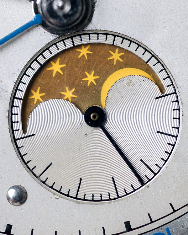 1947 Omega Cosmic Moonphase | No Lume Two-Tone Dial | Tropical Moonpha ...