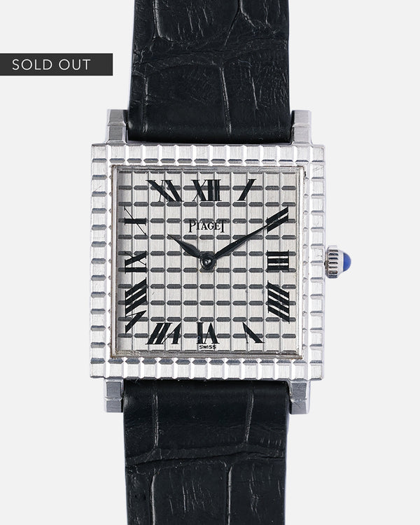 1960s Piaget in White Gold | Rare Brick Pattern | Ref.3464 | Cal. 9P ...